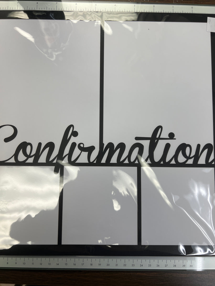 confirmation layout page scrapbook customs – WINNECONNE CRAFTS