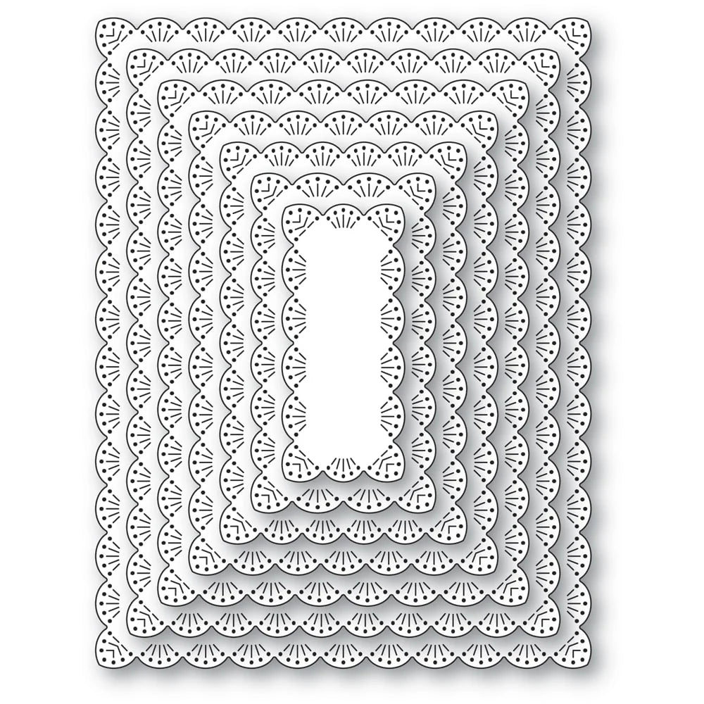 Fan Stitch Scalloped Frames craft die by memory box 94907 – WINNECONNE ...