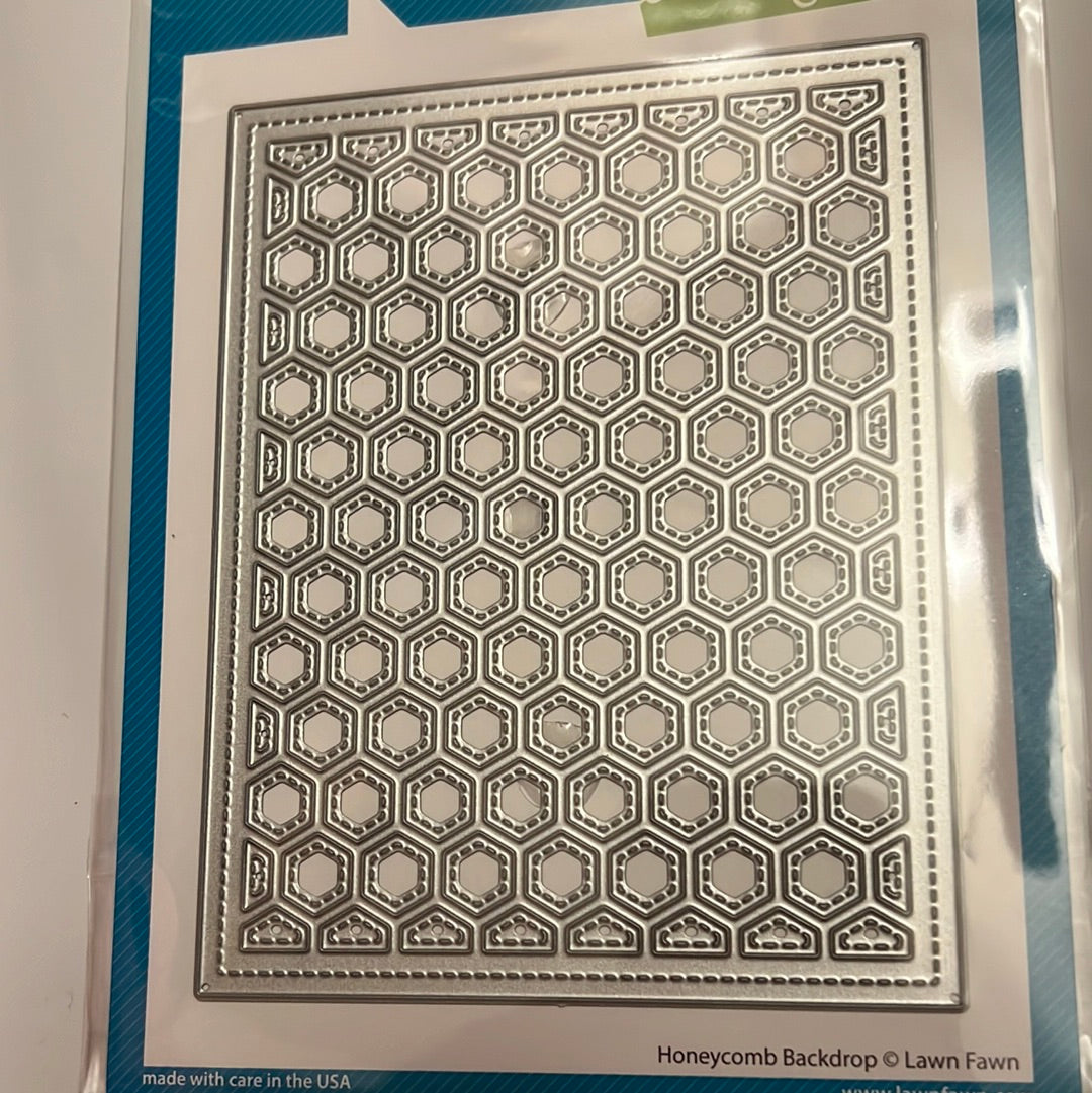 honeycomb backdrop die by Lawn fawn – WINNECONNE CRAFTS