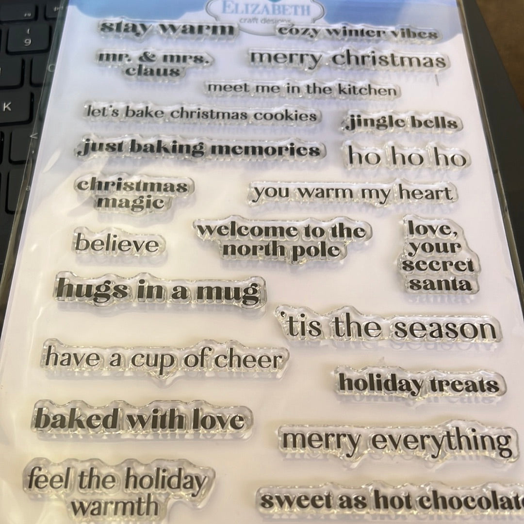 holiday treat stamp set by Elizabeth Crafts Designs – WINNECONNE CRAFTS